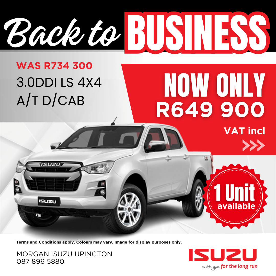 Morgan Isuzu Upington • Premier Isuzu Dealership in Upington, South Africa