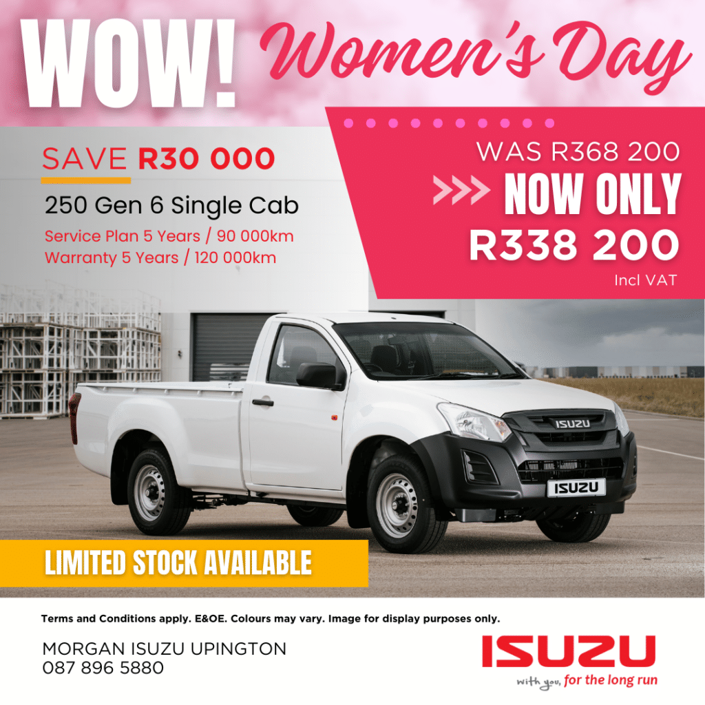 Morgan Isuzu Upington • Premier Isuzu Dealership in Upington, South Africa